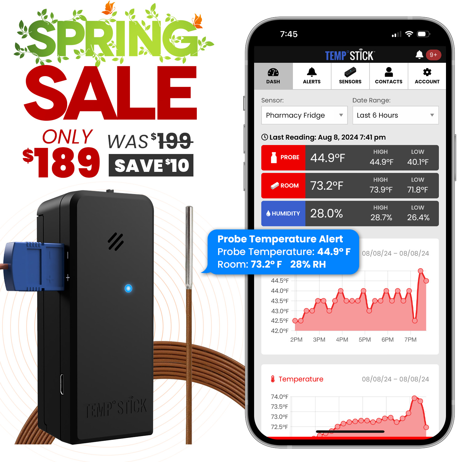 Food Storage Temperature Monitor – Temp Stick